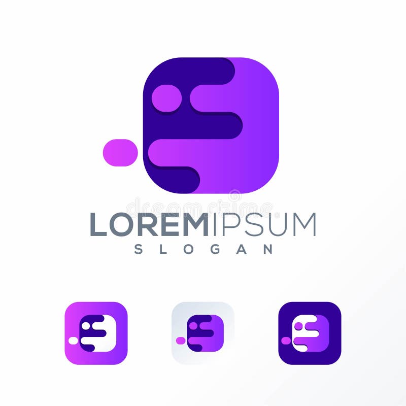 Social Media Icon Logo Ready To Use Stock Vector - Illustration of ...