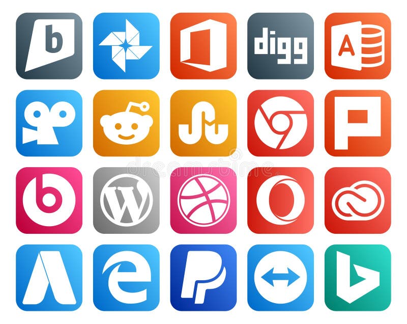 Adobe Creative Cloud Icons