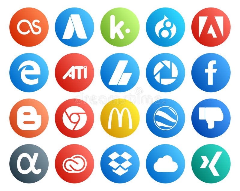 20 Social Media Icon Pack Including Creative Cloud. Dislike. Ads ...