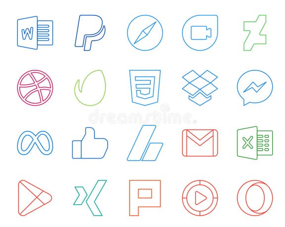 20 Social Media Icon Pack Including Email. Ads. Css. Adsense Editorial ...