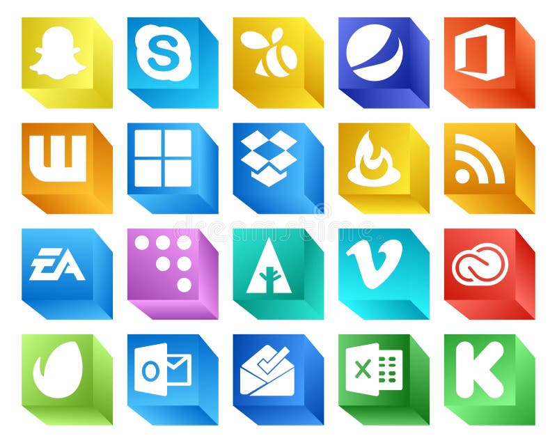 20 Social Media Icon Pack Including Video. Forrst. Dropbox. Coderwall ...