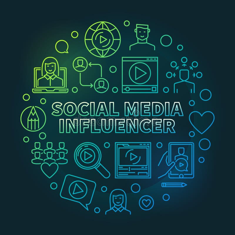 Social Media Influencer Logo Stock Illustrations – 1,154 Social Media ...