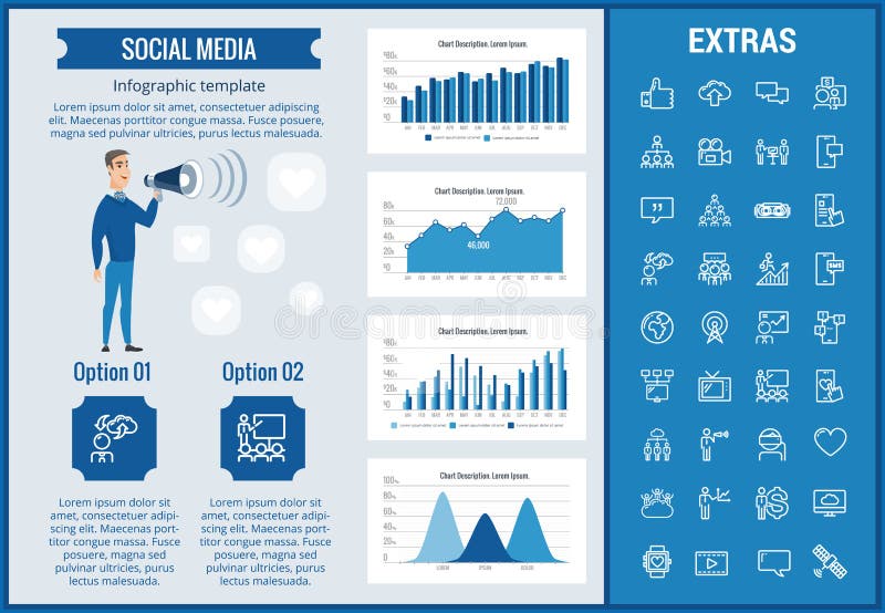 Infographic Template Social Media