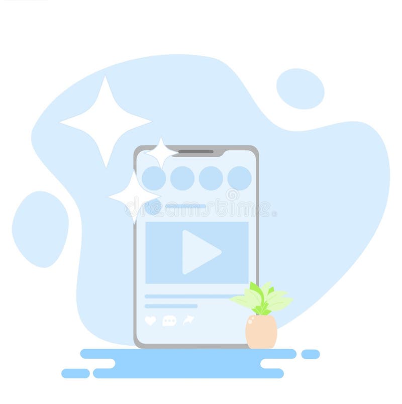 Stylized Social Media Interface Stock Illustrations – 441 Stylized ...