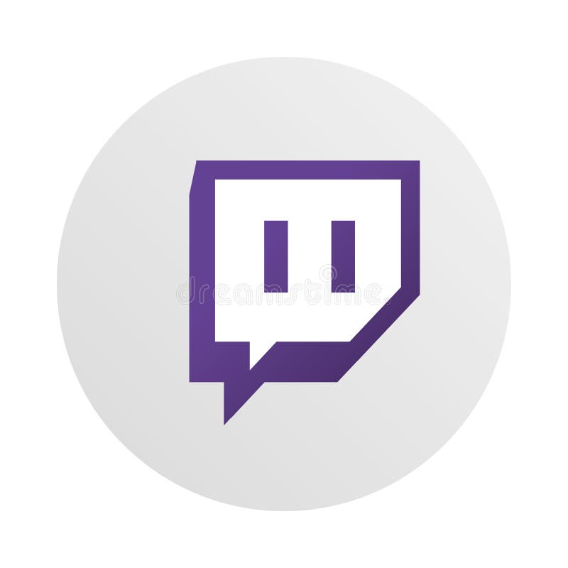 Social Media Logo, Twitch Make Live Broadcasts Editorial Photo ...
