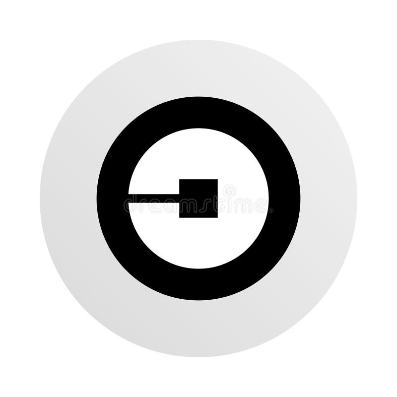 Uber Vector Logo Art Design Editorial Photo - Illustration of logo ...