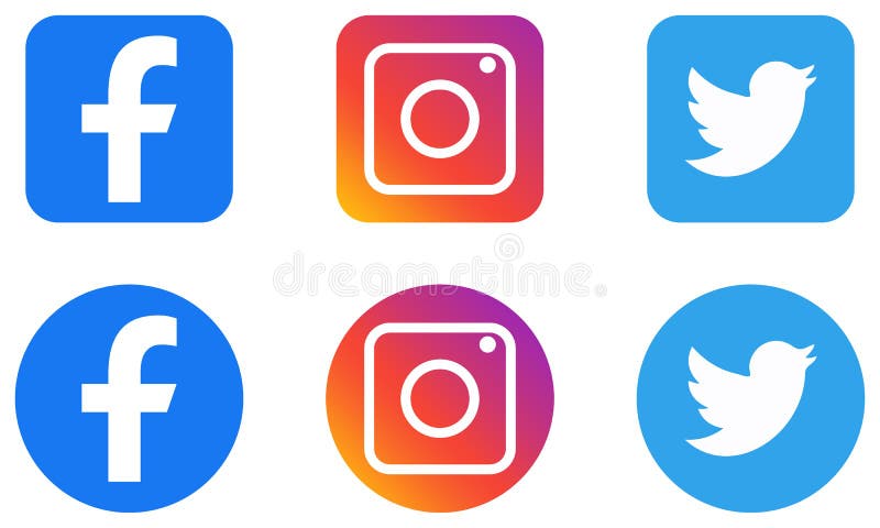 Social media logos editorial stock photo. Illustration of sign - 259932453 Social media logos editorial stock photo. Illustration of sign - 259932453