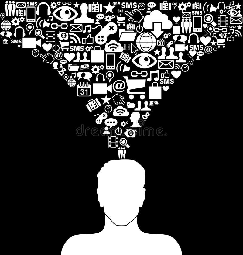 Social media man stock vector. Illustration of blog, bubble - 32017983