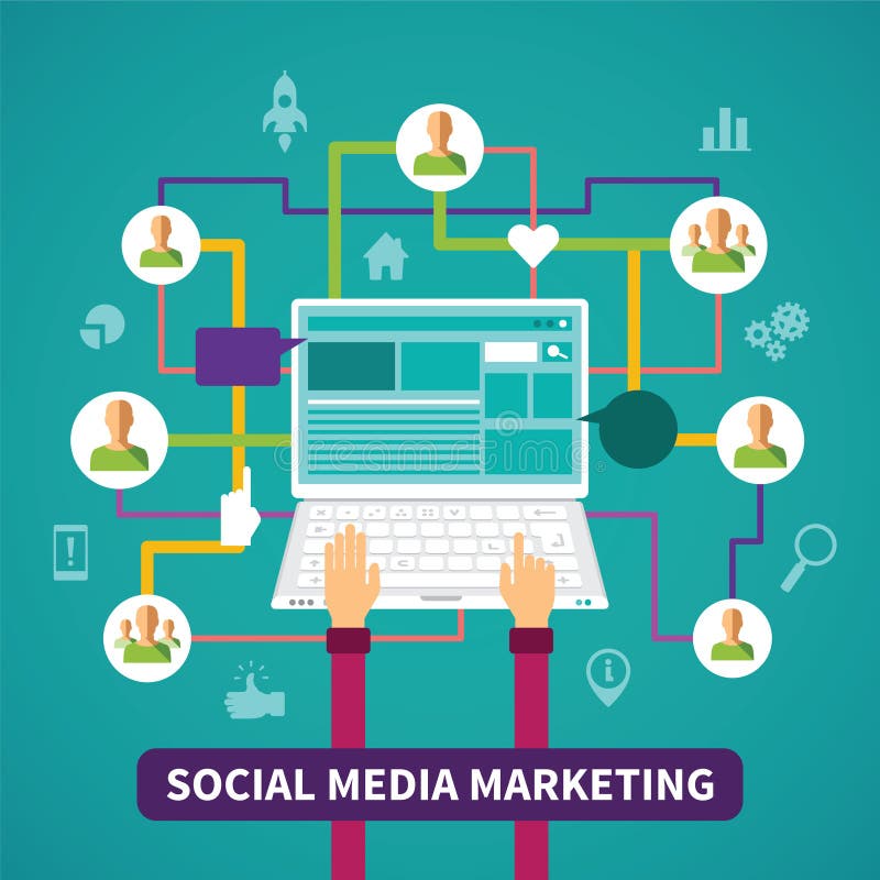 Vector Social Network Population and Demography Growth Concept. Stock ...