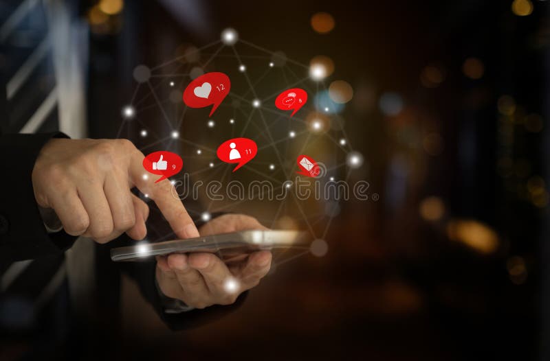 Social media stock image. Image of icon, ecommerce, cloud - 264256843