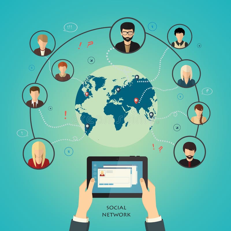 Social World Cartoon Stock Illustrations – 11,711 Social World Cartoon ...