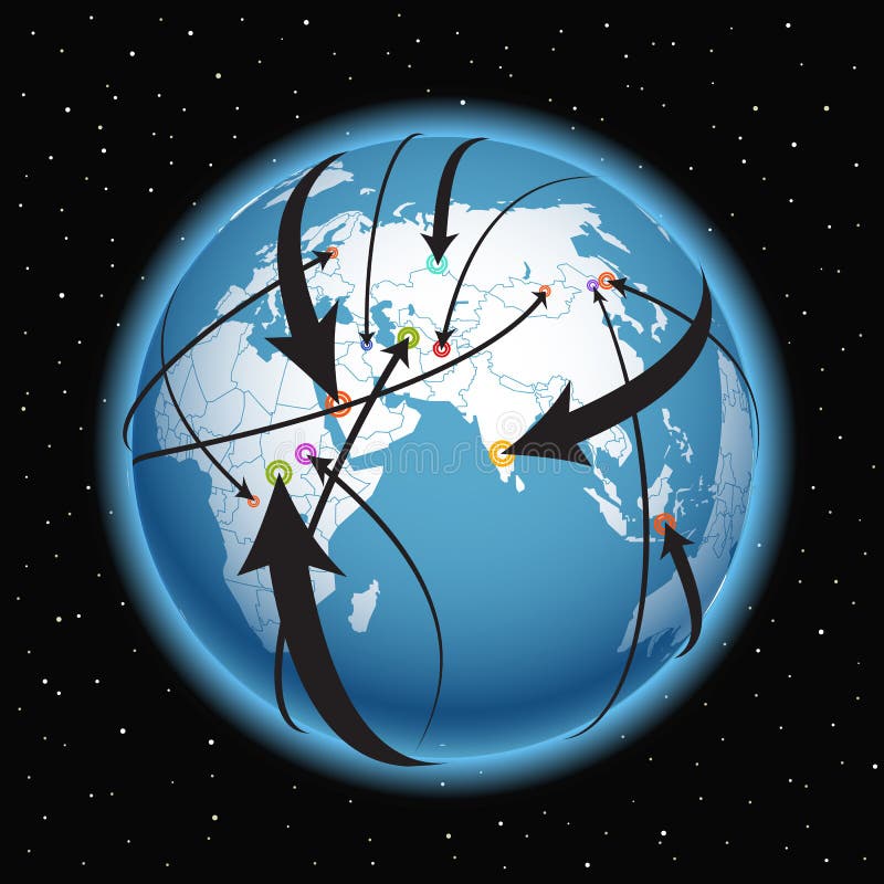 Social Media Network Connections Scheme Stock Vector - Illustration of ...