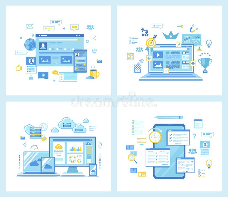 Cloud Technology Services Data Center Connection Hosting Server Database Synchronize Storage ...