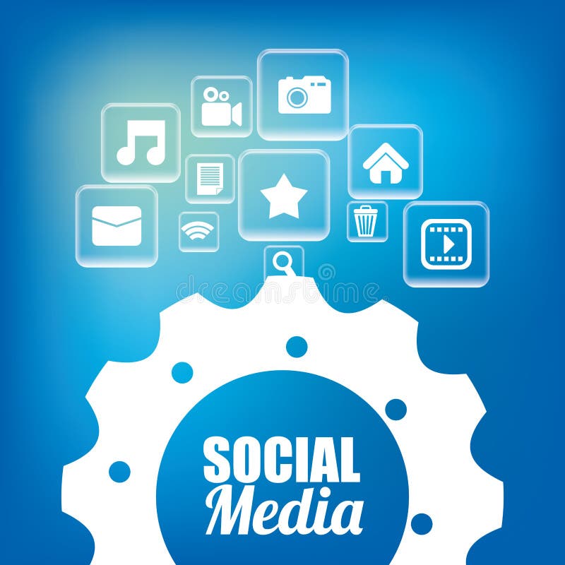 Social Media and Networking Stock Illustration - Illustration of ...
