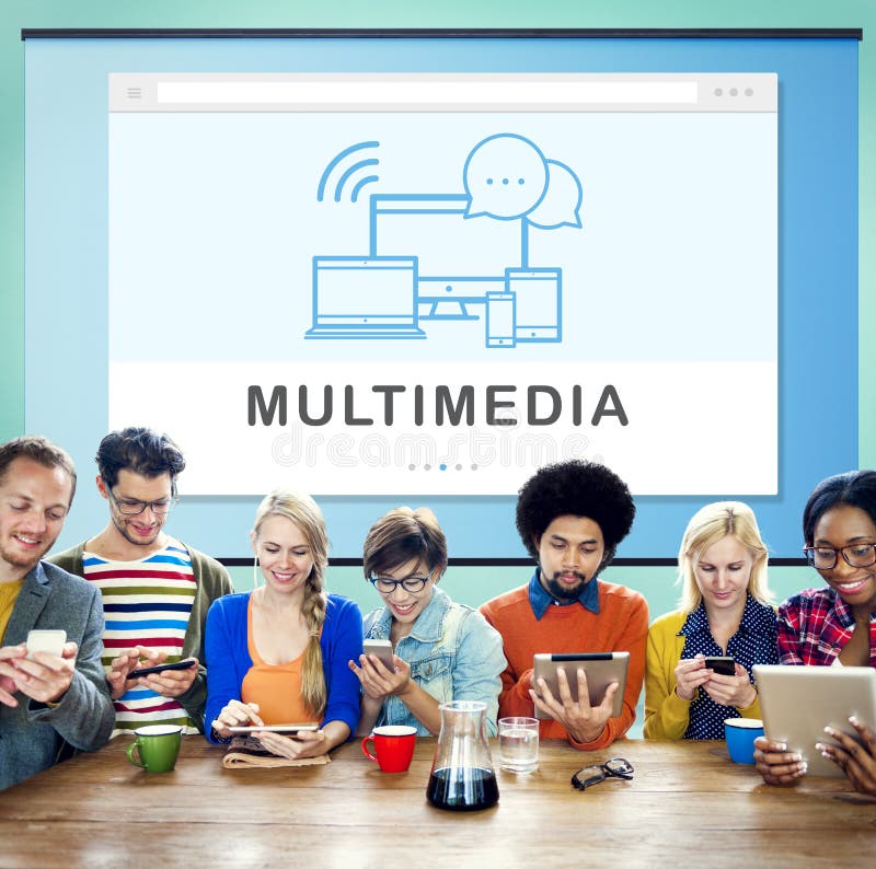 Social Media Networking Online Connection Communication Concept Stock ...