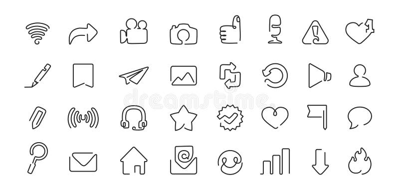 Simple Editable Pictograms Stock Illustrations – 2,644 Simple Editable ...