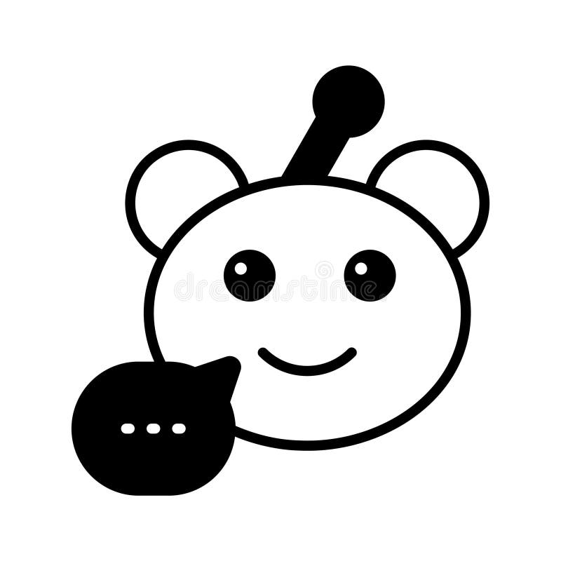 A Social Media Platform Post Their Content, Reddit Vector Design Stock ...