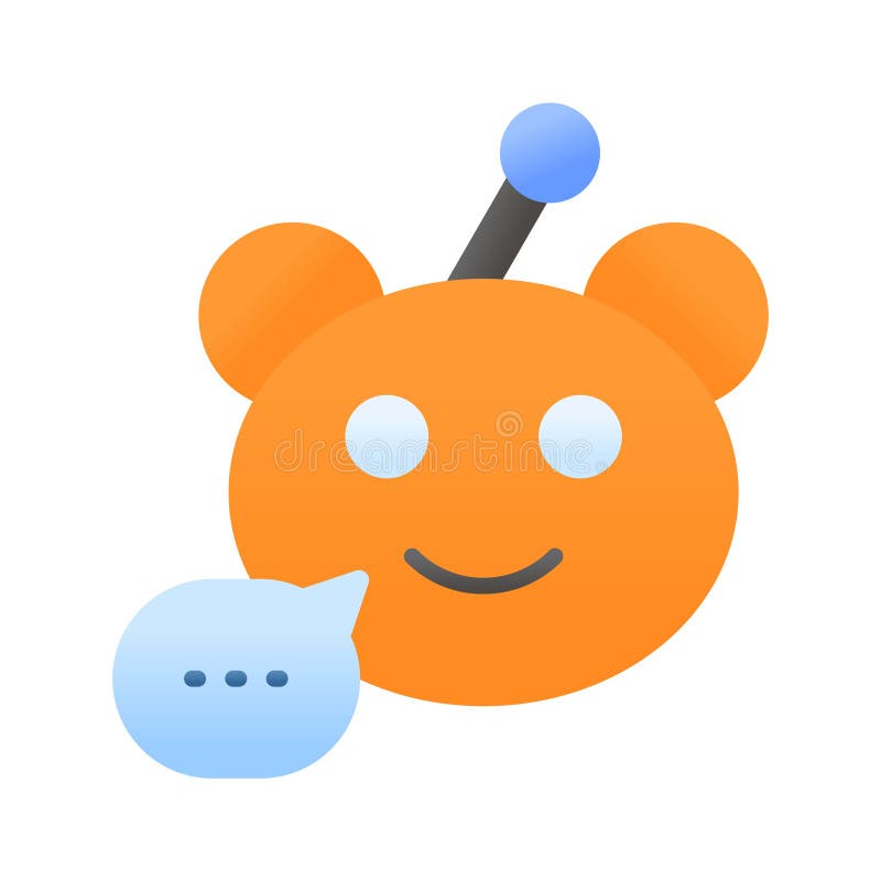 A Social Media Platform Post Their Content, Reddit Vector Design Stock ...