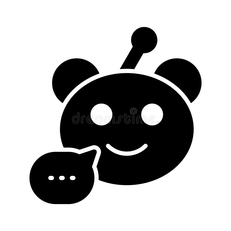 A Social Media Platform Post Their Content, Reddit Vector Design Stock ...