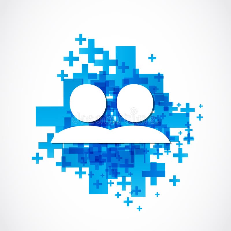 Social Media Positive Connection Stock Vector - Illustration of group ...