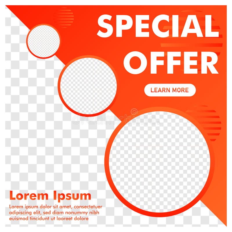 Social Media Post Design. Promotion Banner. Ready Use Design Template ...