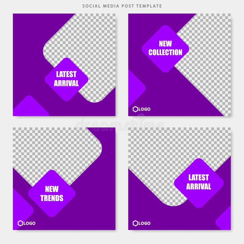 Social Media Post Design Template Stock Vector - Illustration of design ...