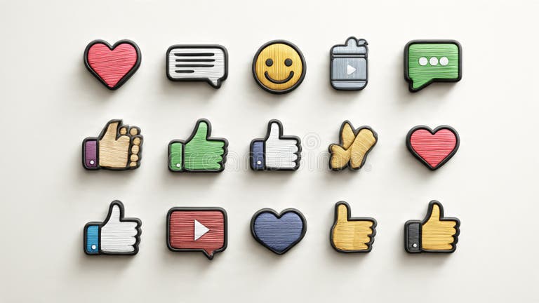 Social Media Post Reactions Stock Illustrations – 408 Social Media Post ...