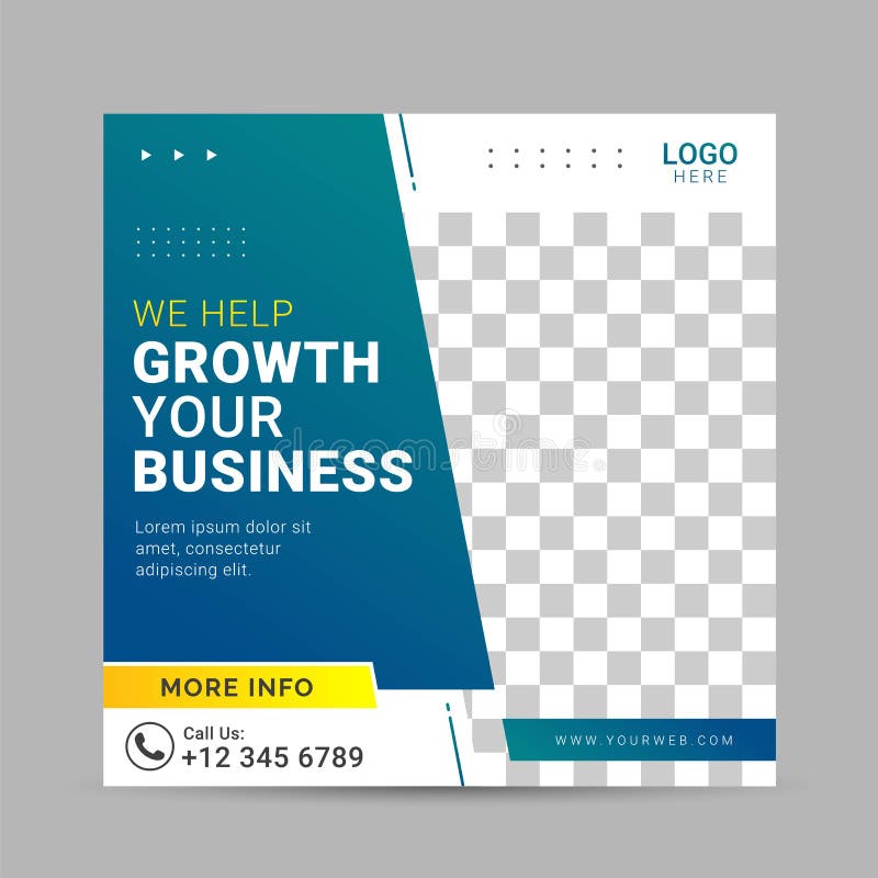 Digital Agency Social Media Post Square Banner Template Stock Vector ...