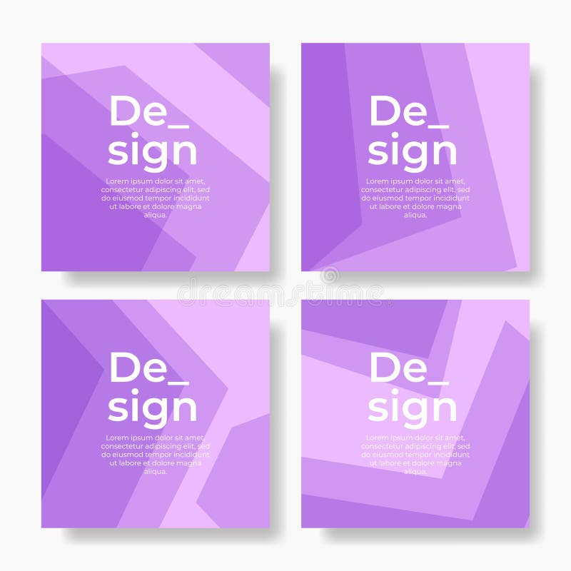 Social Media Post Template Design Stock Vector - Illustration of modern ...