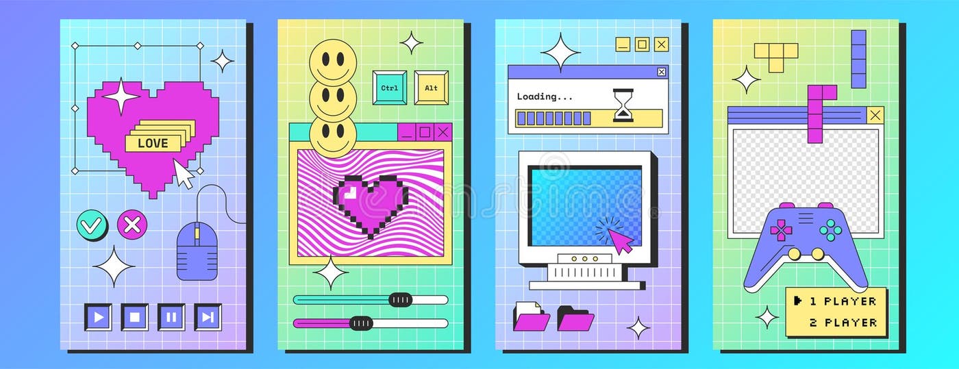 Computer Game Template Stock Illustrations – 28,320 Computer Game ...