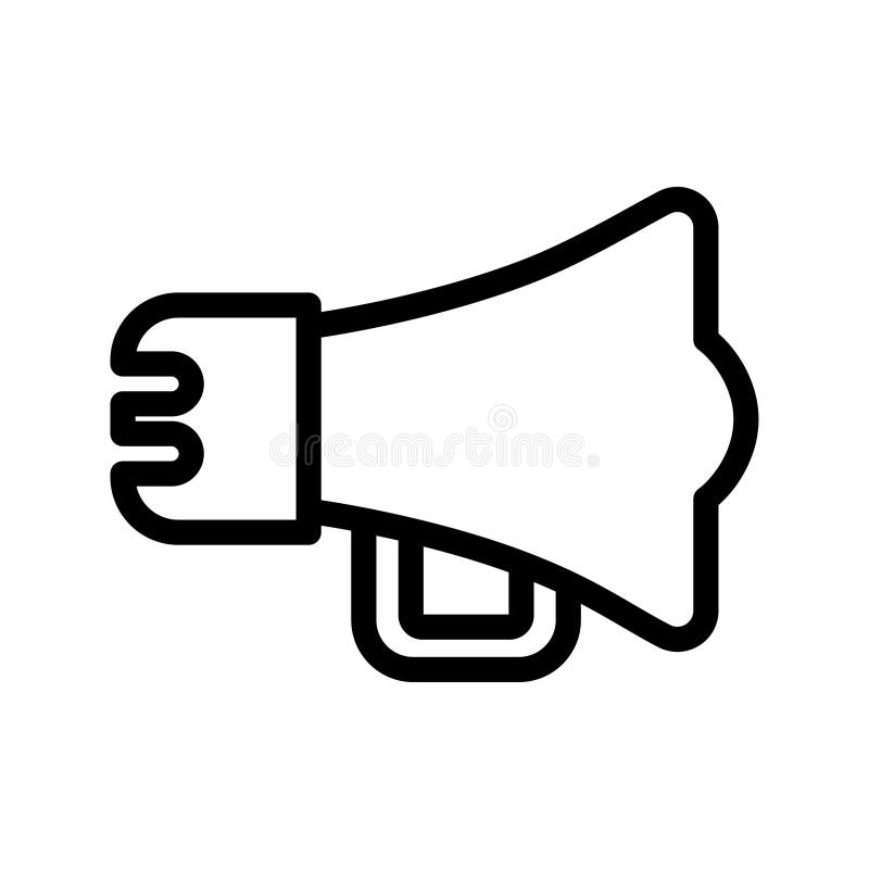 Social Media Promotion Icon Stock Vector - Illustration of meticulously ...