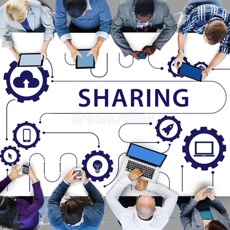 Media sharing stock image. Image of business, sharing - 23364377