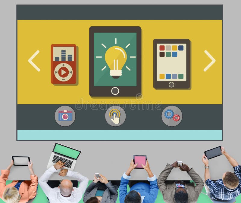 Social Media Social Networking Technology Connection Concept Stock ...