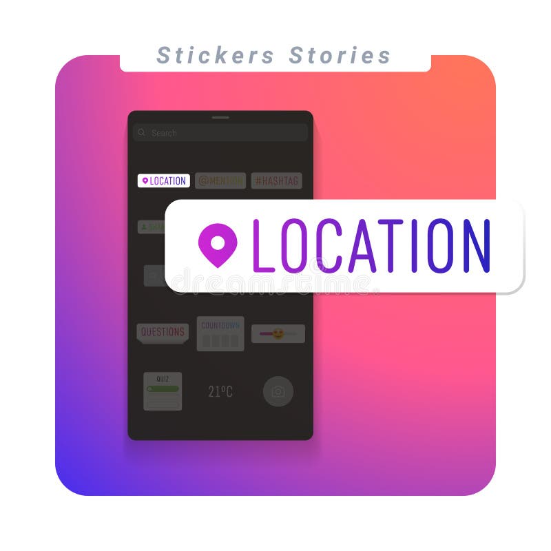 Social media sticker stock vector. Illustration of insignia - 235512102