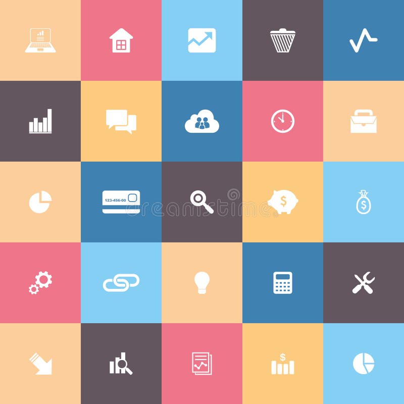 Social media symbols stock vector. Illustration of editorial - 72581288