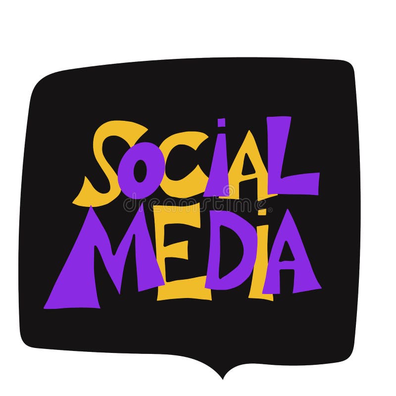 Social Media Vector Quote. Hand Drawn Message Stock Vector ...