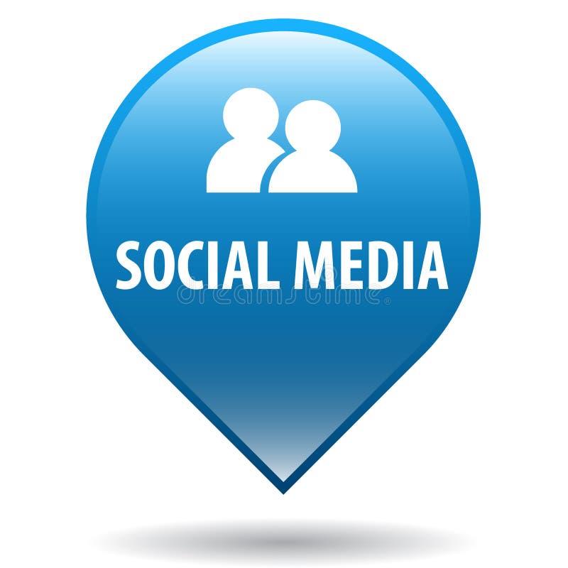 Social media web button stock illustration. Illustration of icons ...
