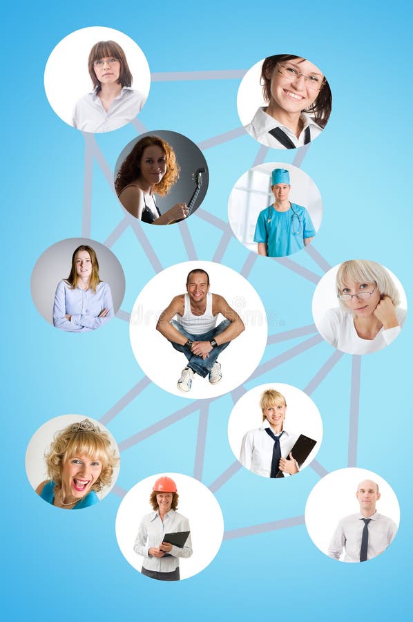 Social network stock photo. Image of networking, teamwork - 18839758