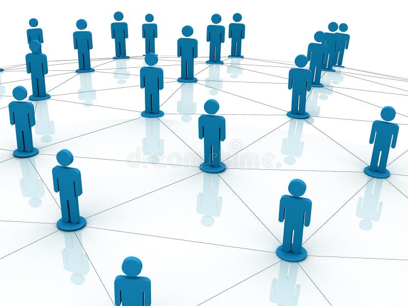 Connect Business People Network Connections Stock Vector - Illustration ...