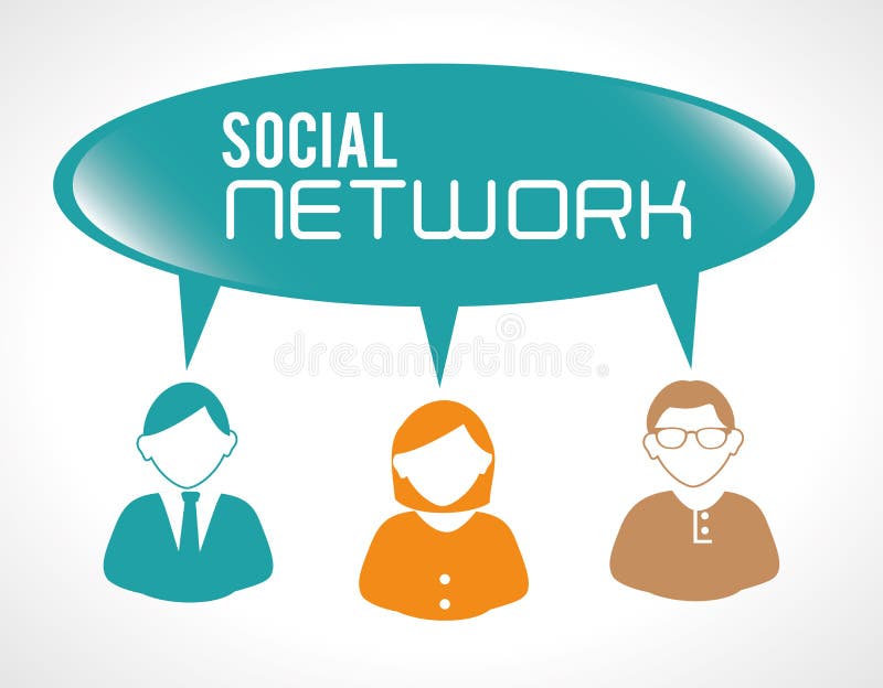Social network stock vector. Illustration of website - 59193549