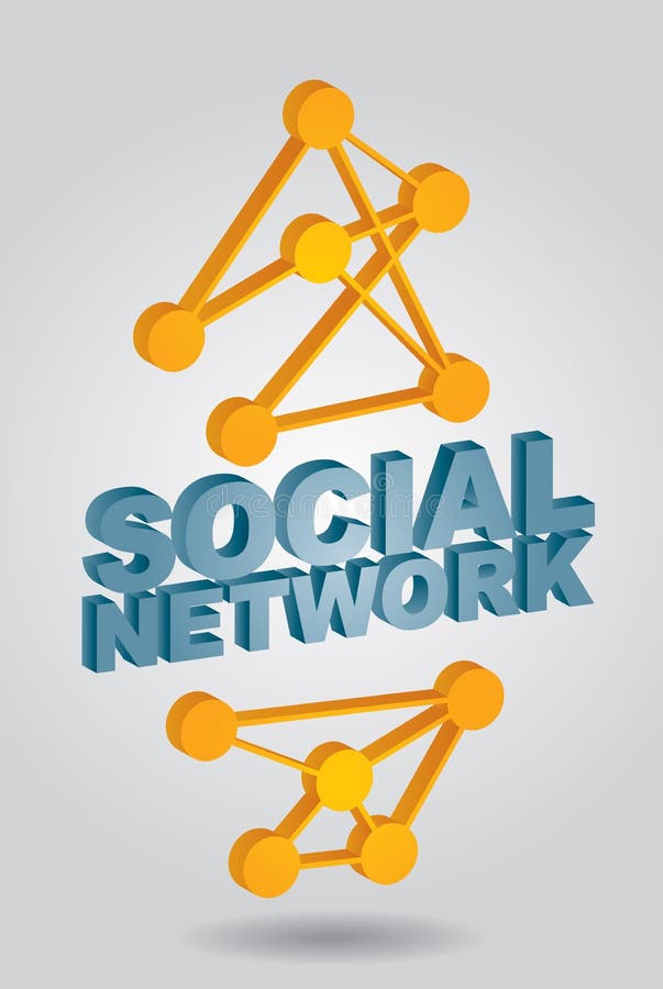 Social Network - abstract stock vector. Illustration of global - 36575786
