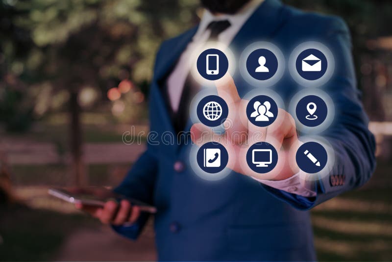 Social Network, Chatting and Messaging Concept Chat Box. Contact ...