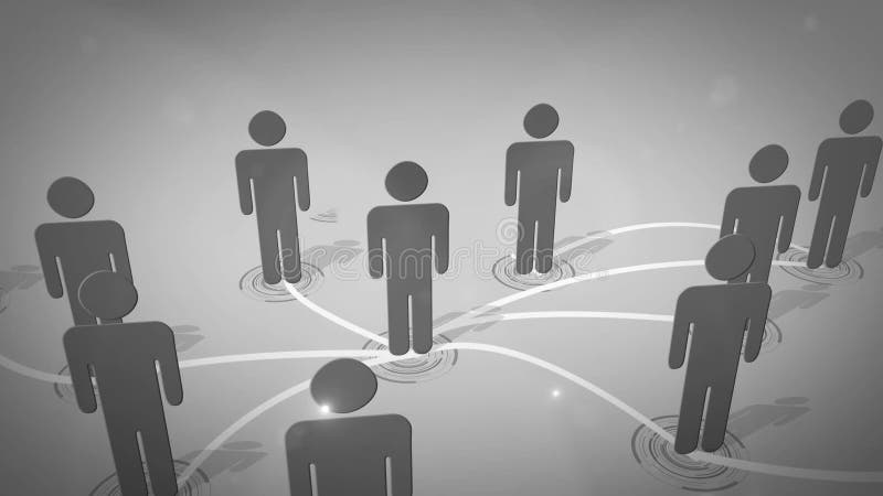 Social Network Connection Concept, Animated Icons Stock Video Footage ...