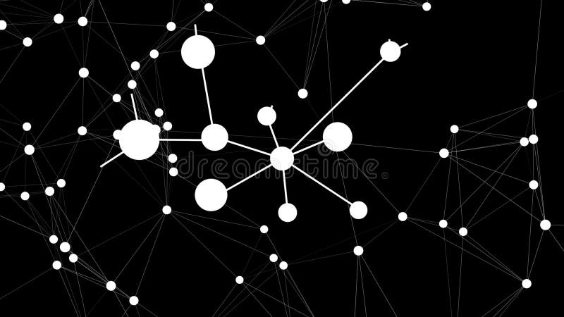 Social Network Connections. Connecting People on the Internet, Nodes ...