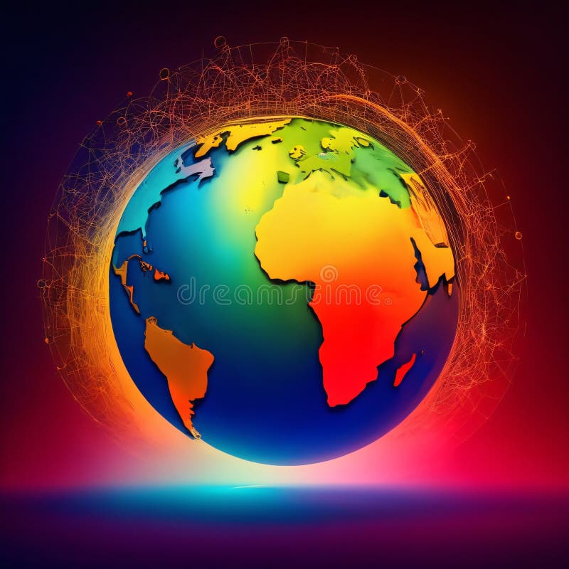 Social Network Connection Concept, Community Generativce Ai Stock ...