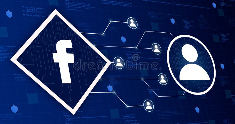 Facebook / People Icons. Social Media Concept Editorial Photography ...