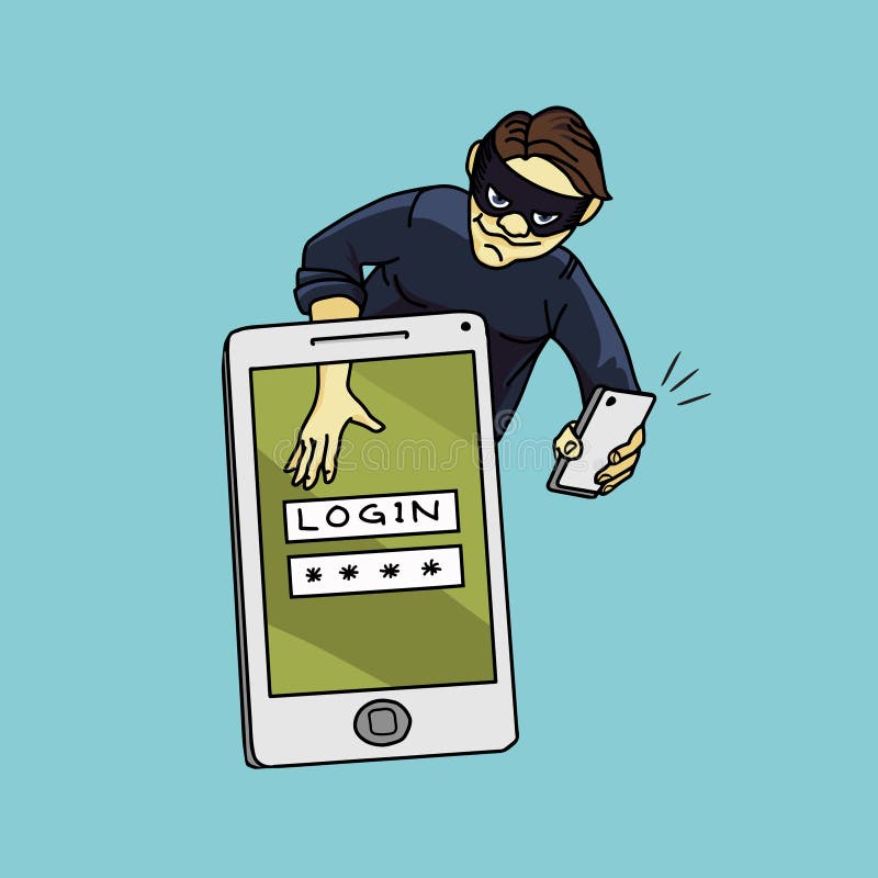 Social Network Hacker Stealing Password from Smartphone Screen ...