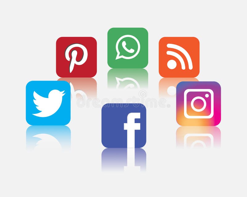 Social network icon editorial stock image. Illustration of famous ...