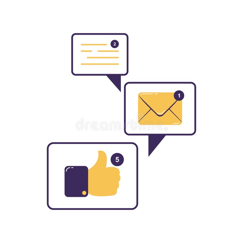 New Incoming Messages Icon with Notification.Two Incoming Email ... New Incoming Messages Icon with Notification.Two Incoming Email ...