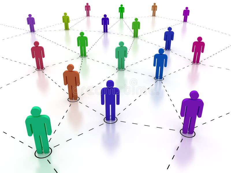 Network of people stock illustration. Illustration of business - 20120274